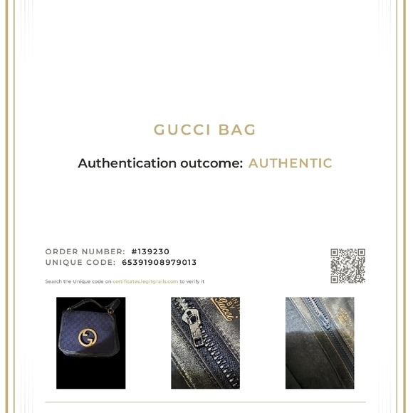 Gucci | Bags | Gucci Navy Blue Bag | Poshmark
